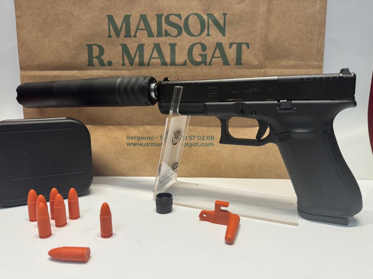 GLOCK 17 Gen5 FS MOS FILETÉ - Armurerie Malgat GLOCK 17 Gen5 FS MOS FILETÉ - Armurerie Malgat